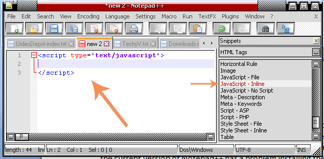 How to use Snippets in Notepad++ - Techyv.com